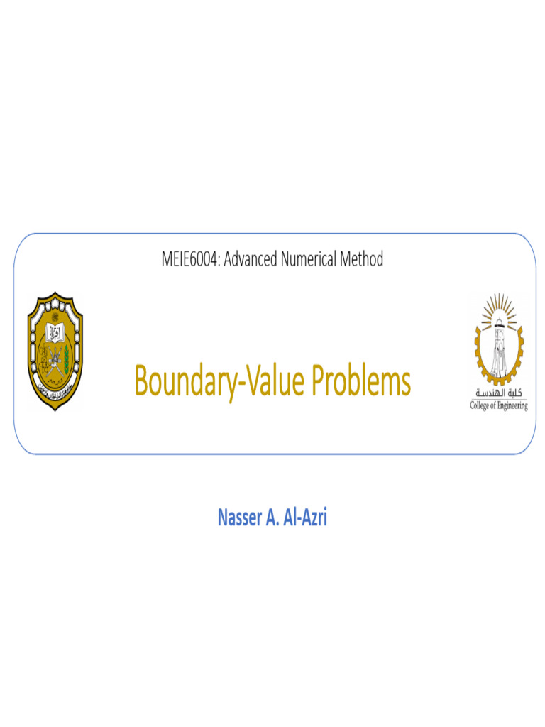 5-Boundary-Value Problems [corrected] | PDF | Ordinary Differential Equation | Finite Difference