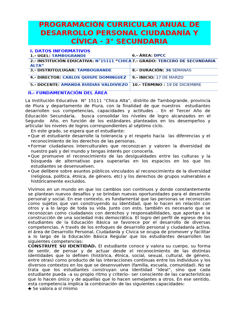 3° Plan Anual DPCC 2025 - 112730 | PDF | Democracia | Ideologías políticas