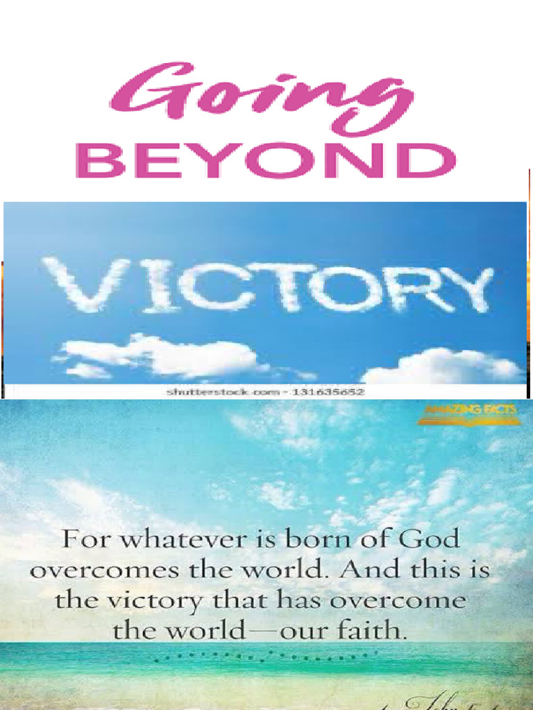Beyond Victory: Overcoming Through Christ | PDF | Jesus | Systematic ...