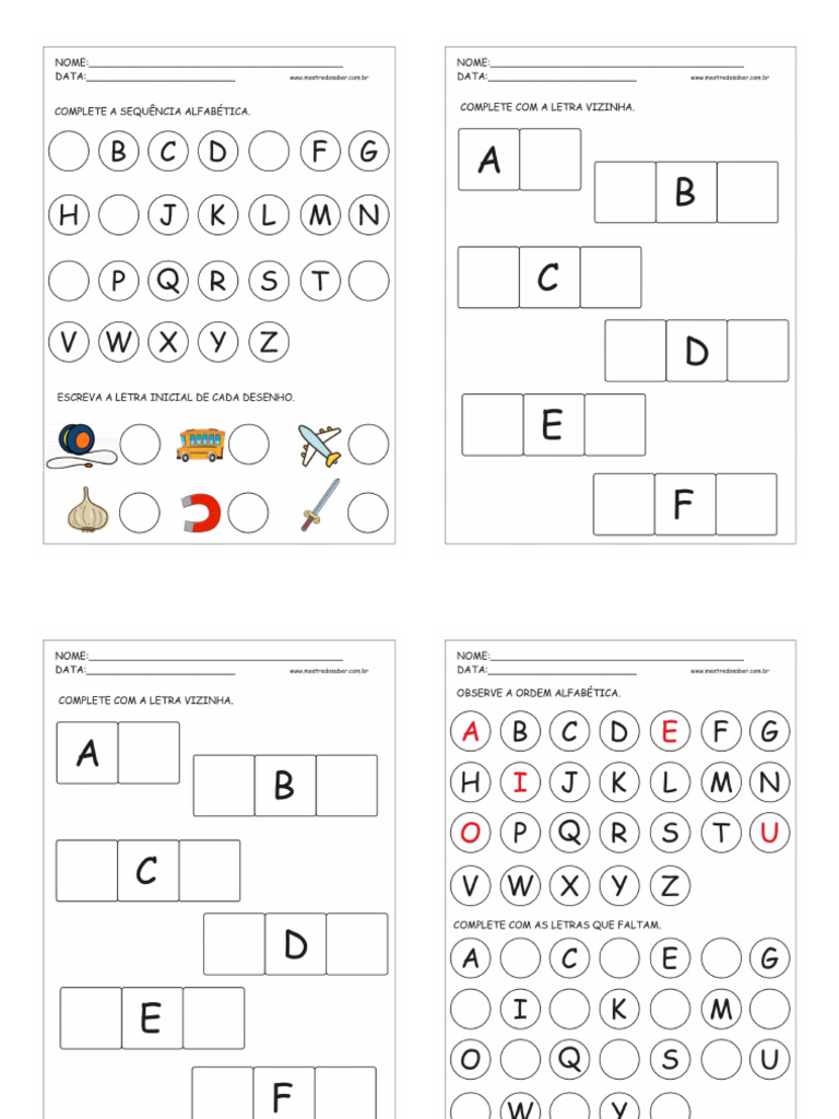 Atividade Adaptada Portugues | PDF