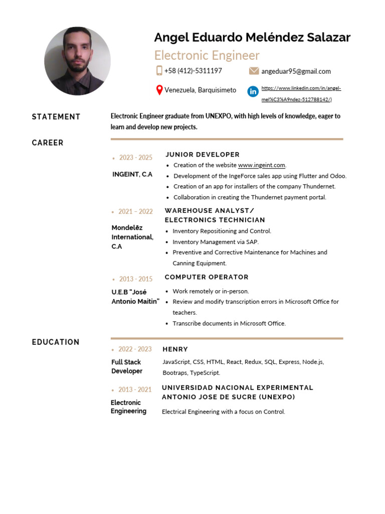 Angel Melendez 2025 E | PDF