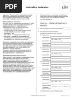 FORM 1399 - Declaration of Service | PDF | Travel Visa | Crimes