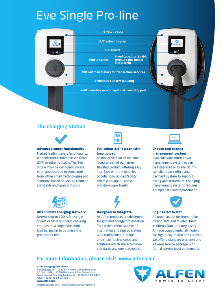 Eve Single Pro-Line Datasheet ENG | PDF | Computer Network | Computer ...