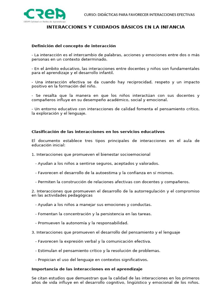 Inter Acci Ones | PDF | Las emociones | Enseñando