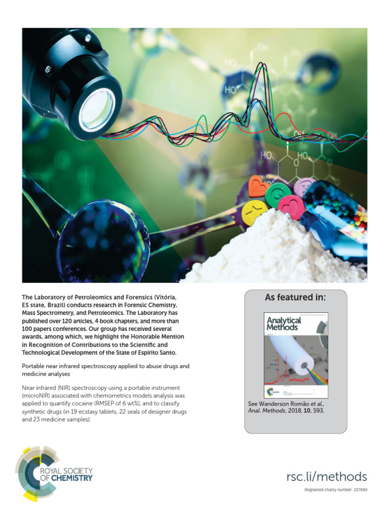 Portable NIR Spectroscopy for Drug Analysis | PDF | Chemometrics | Gas ...