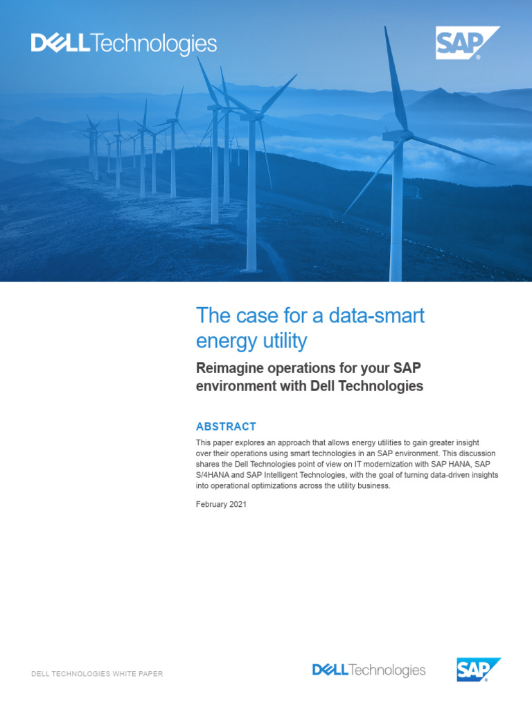 Dell Technologies Energy Utilities White Paper | PDF | Internet Of ...