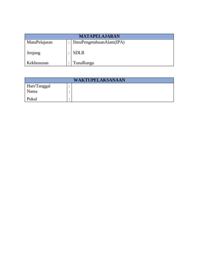 SOAL-US-IPA-TUNARUNGU-SDLB | PDF