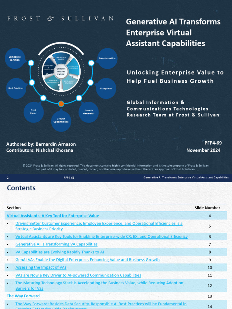 Generative AI Transforms Enterprise Virtual Assistant Capabilities | PDF | Artificial ...
