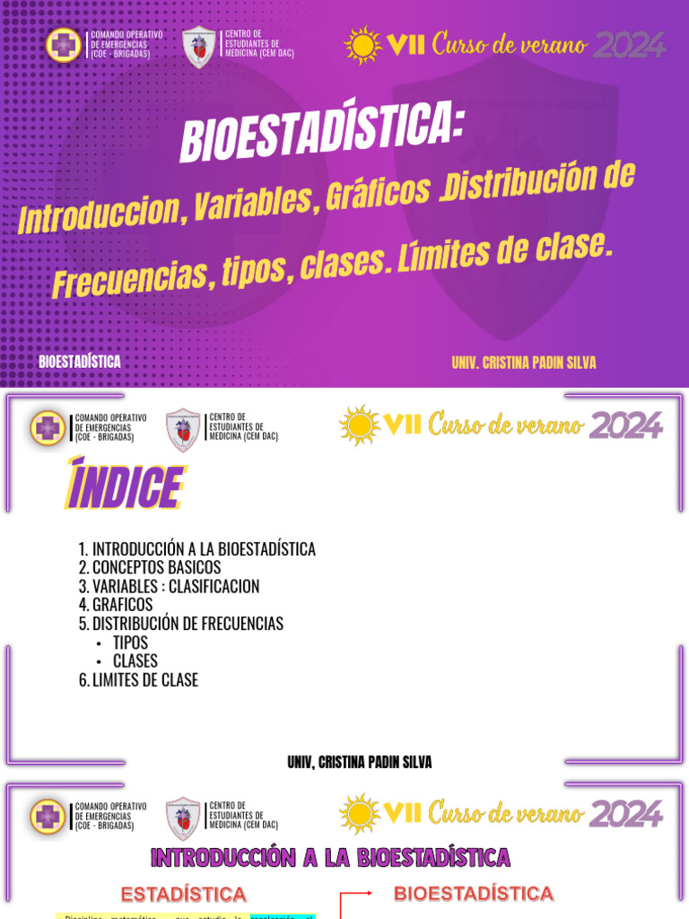 Bioestadistica 1 Clase | PDF | Estadísticas | Muestreo (Estadísticas)
