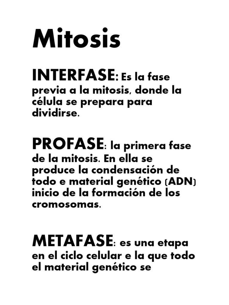 MITOSIS | PDF