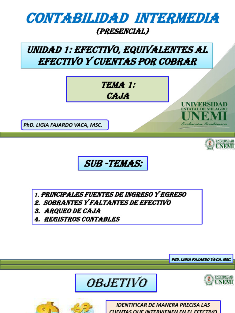 Contabilidad Clase 1 | PDF | Contabilidad | Efectivo