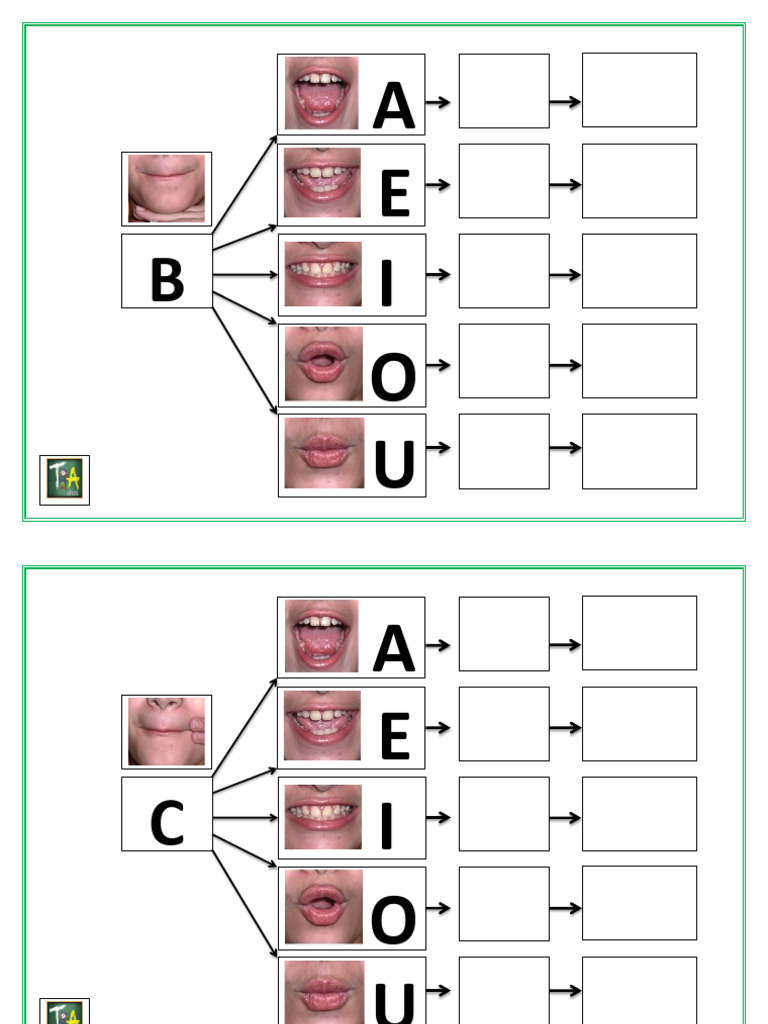 Prancha Com Silabas e Boquinhas | PDF