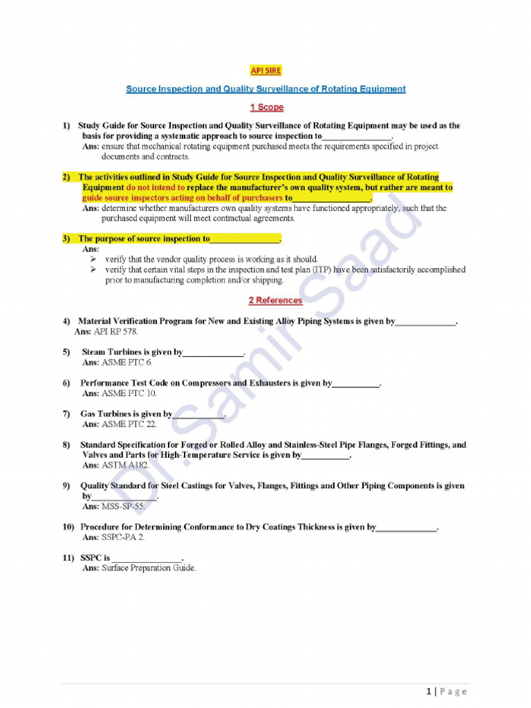 SIRE Questions | PDF