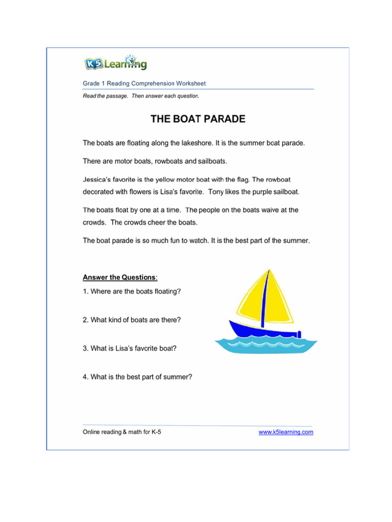 Reading Comprehension Exercises | PDF