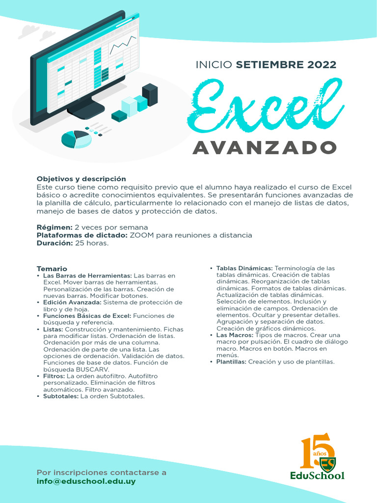 EDU Excel Avanzado | PDF
