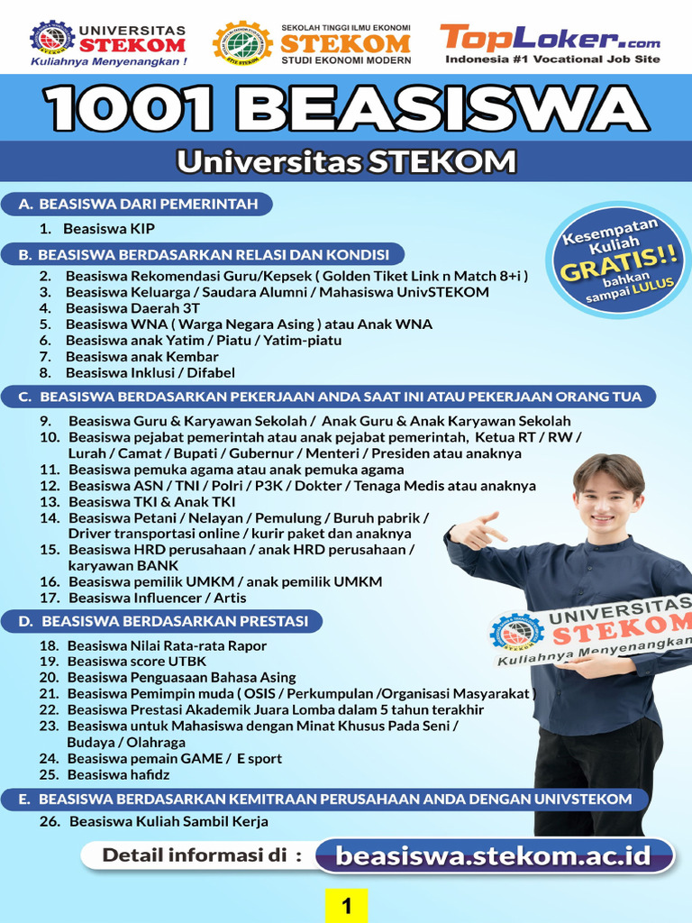 Brosur Beasiswa 2025 | PDF