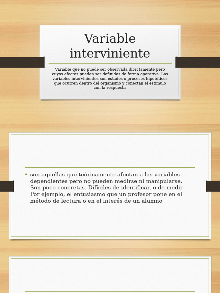 JD (Variable Interviniente) | PDF