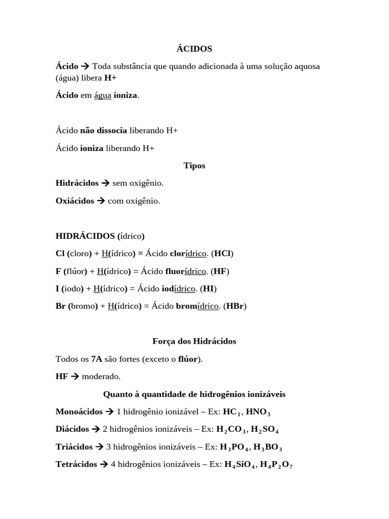 ÁCIDOS | PDF