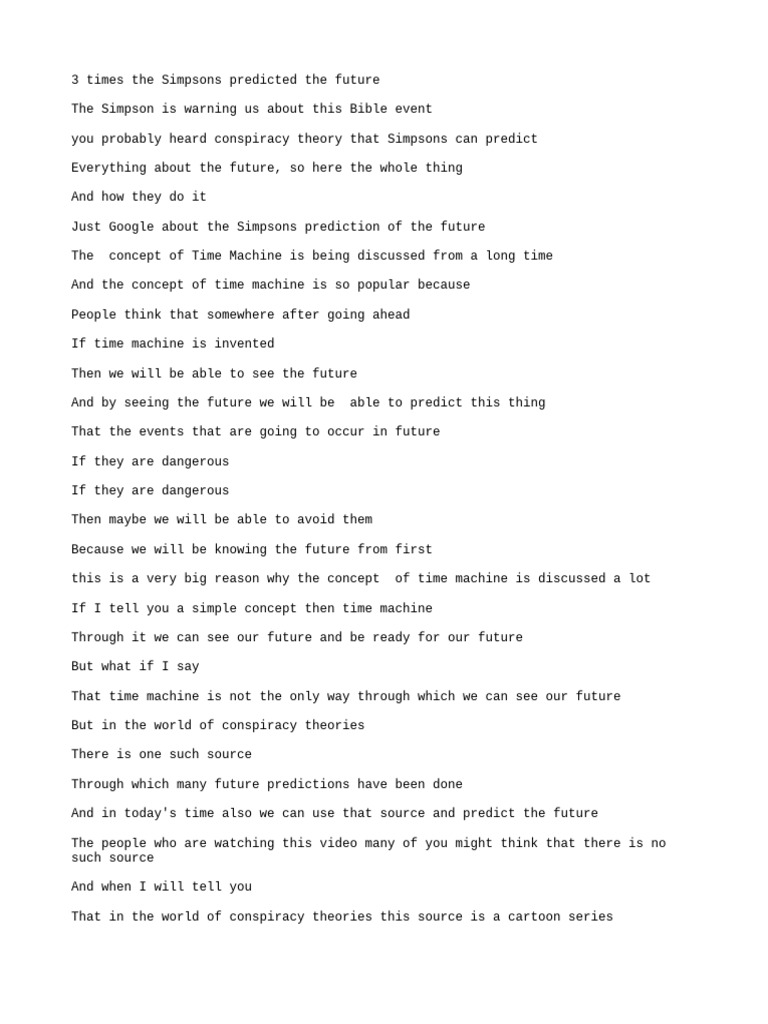 (English) The Hidden Truth Behind The Simpsons - Conspiracy Theory ...