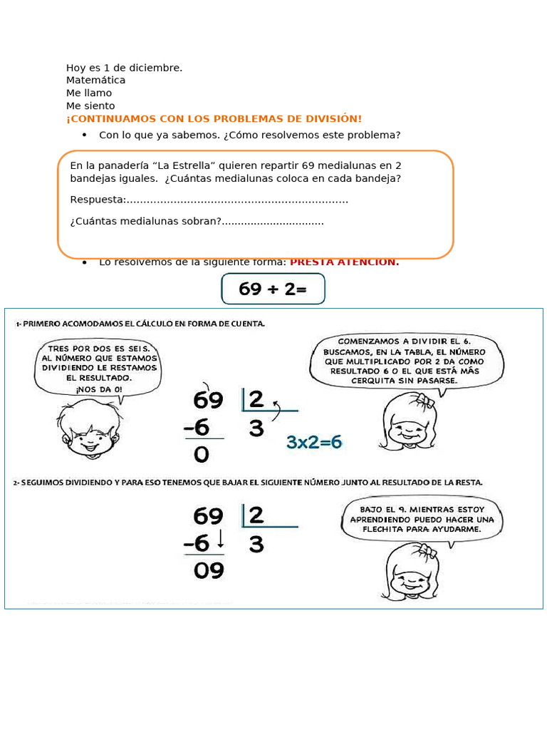 Problemas de División para Quinto Grado | PDF