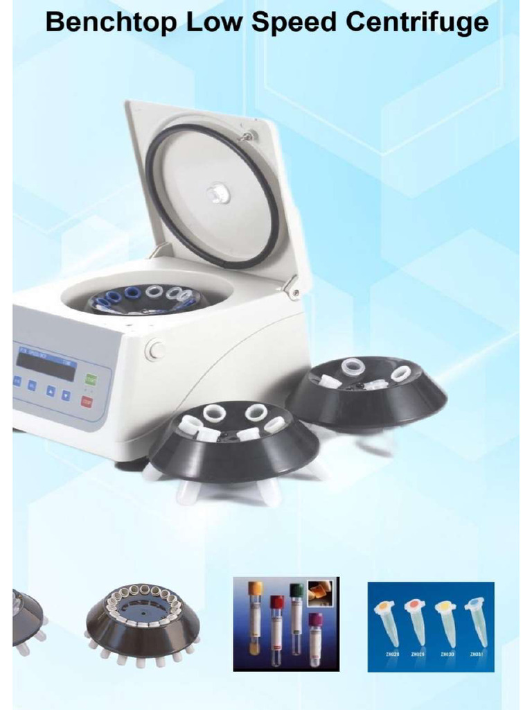 Centrifuge Use | PDF