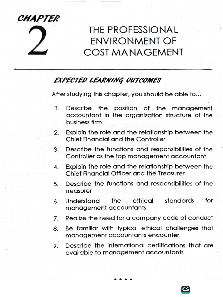Chapter 2 - Strategic Cost Management by Cabrera | PDF