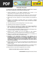Billeting Quarters House Rules | PDF | Social Science | Lifestyle