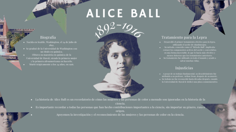 Aportaciones de Alice Ball a la Lepra | PDF