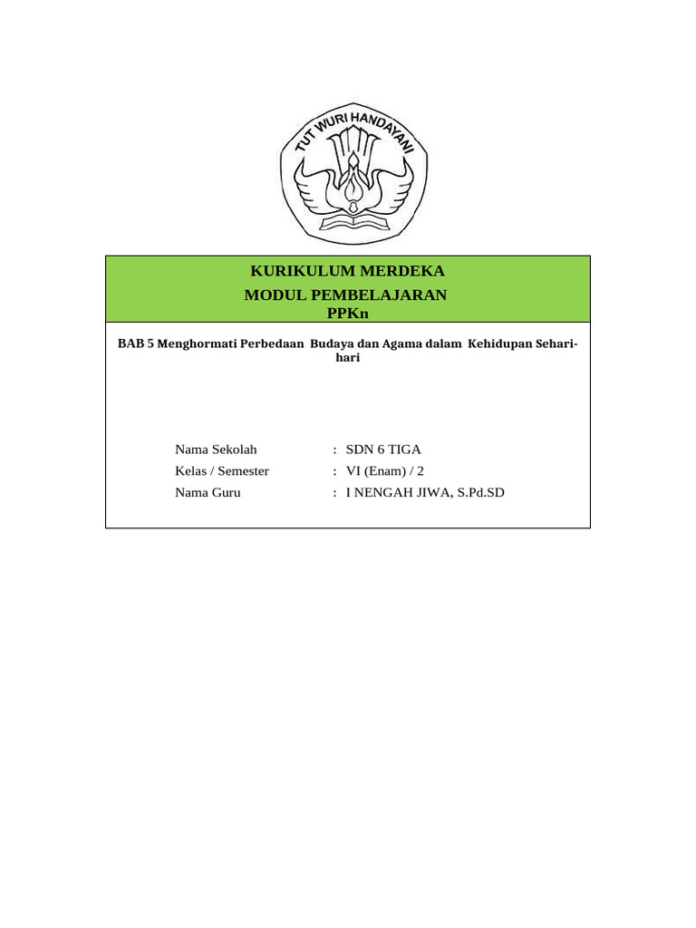 Modul Ajar Bab 5 | PDF