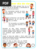 Cuento Primer Día de Clases | PDF