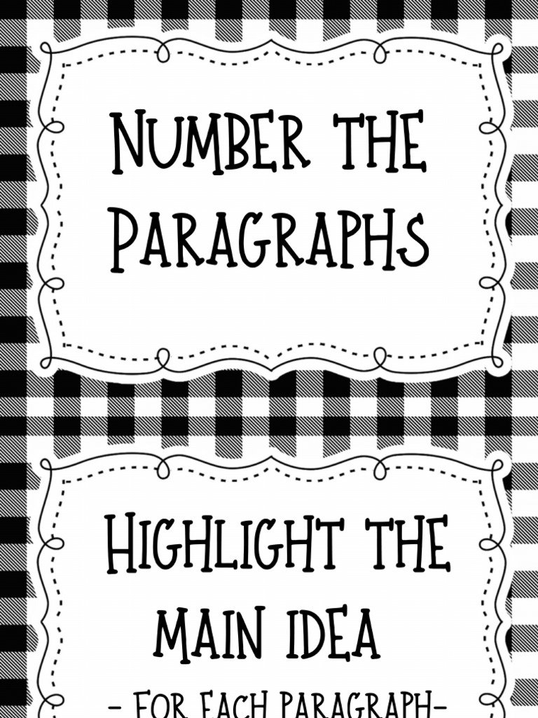 Marking The Text Anchor Charts | PDF
