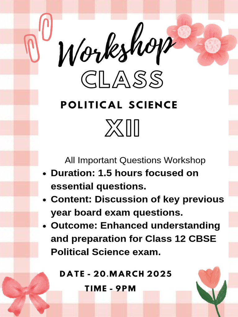 POLITICAL SCIENCE - Notes | PDF