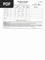 Aya Healthcare Payroll Timecard Form | PDF | Payroll | Labor Relations