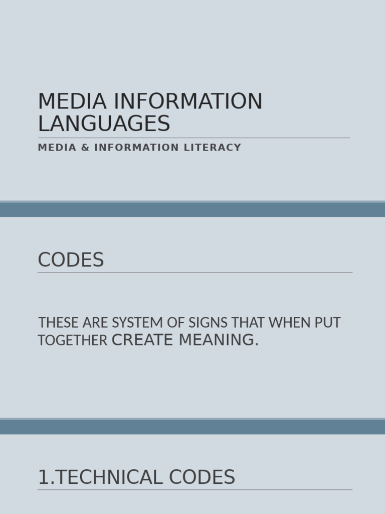 Understanding Media Codes and Shots | PDF