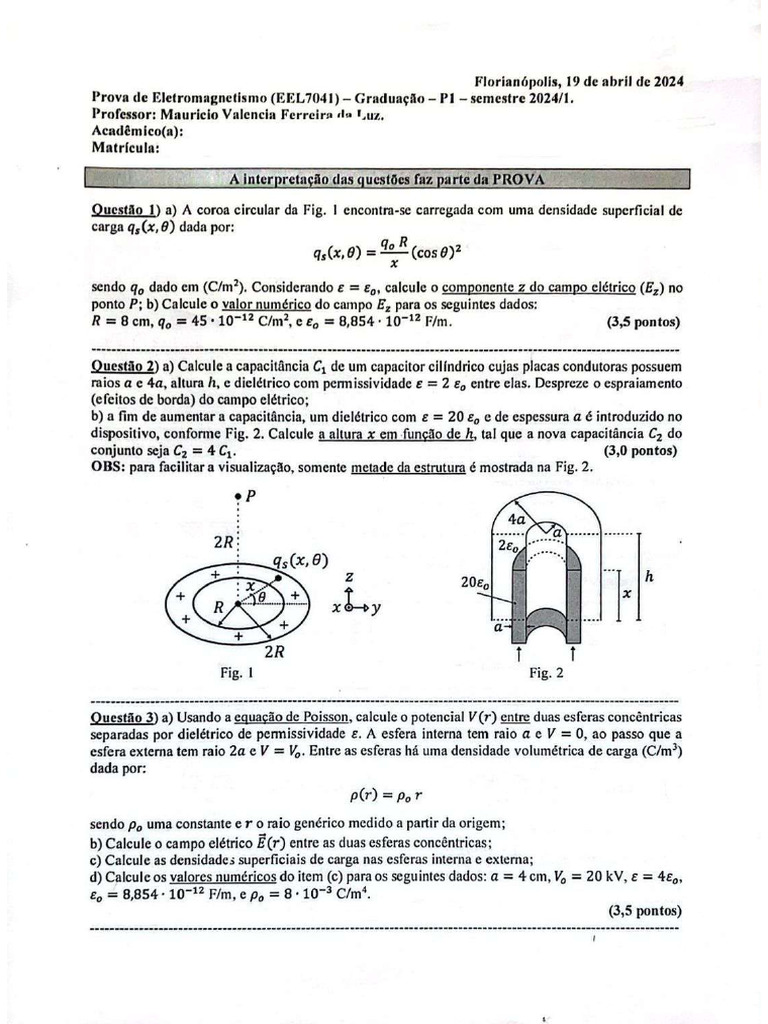 P1 Eletromag 24 1 | PDF