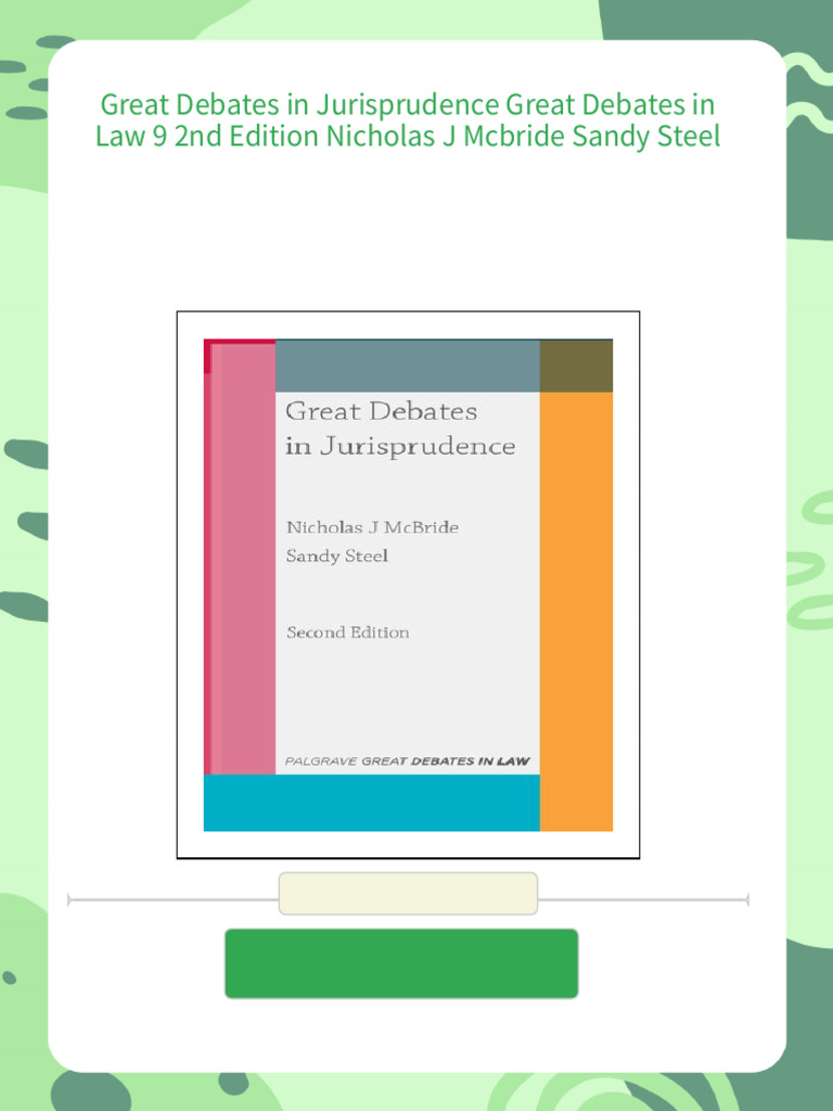 Great Debates in Jurisprudence Great Debates in Law 9 2nd Edition ...