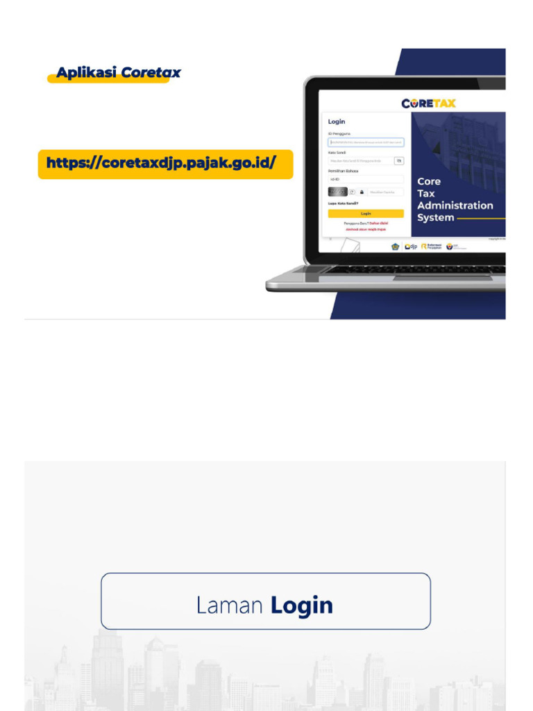 Login Coretax Lupa Kata Sandi | PDF