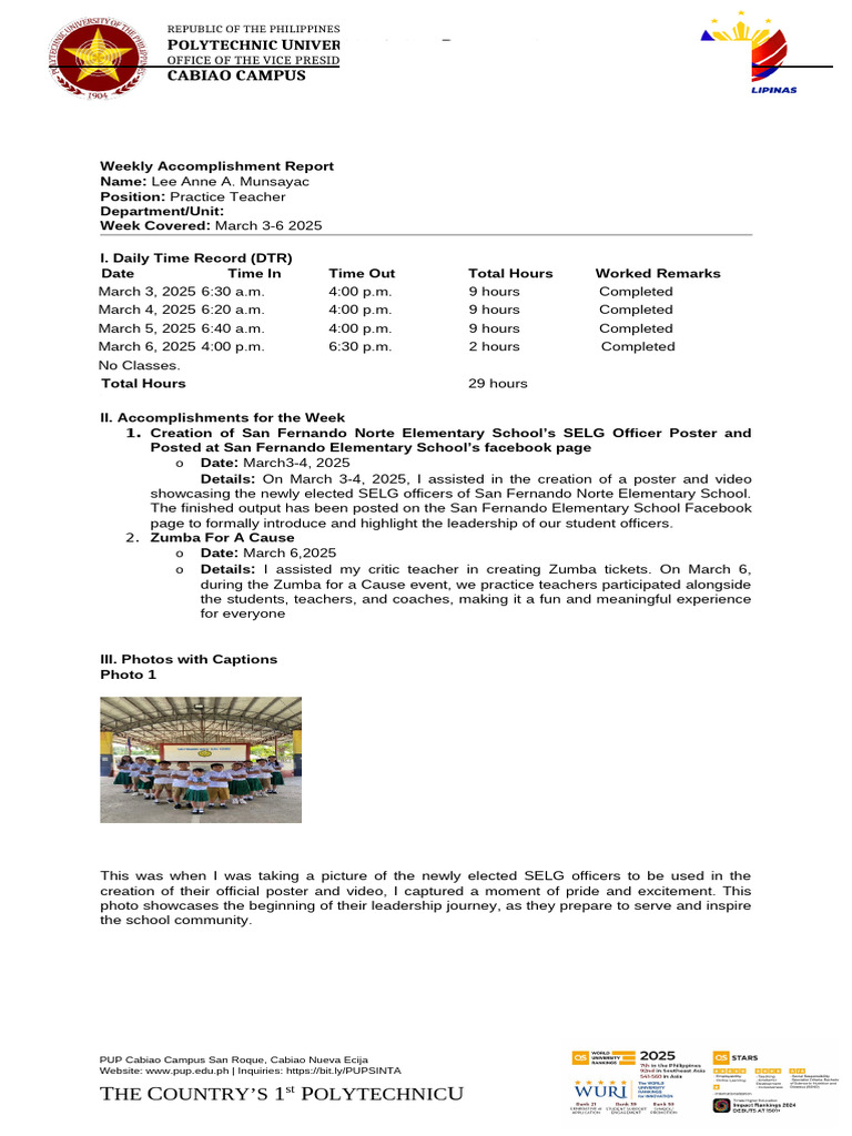 Weekly 20report 20march 203-6 202025 | PDF