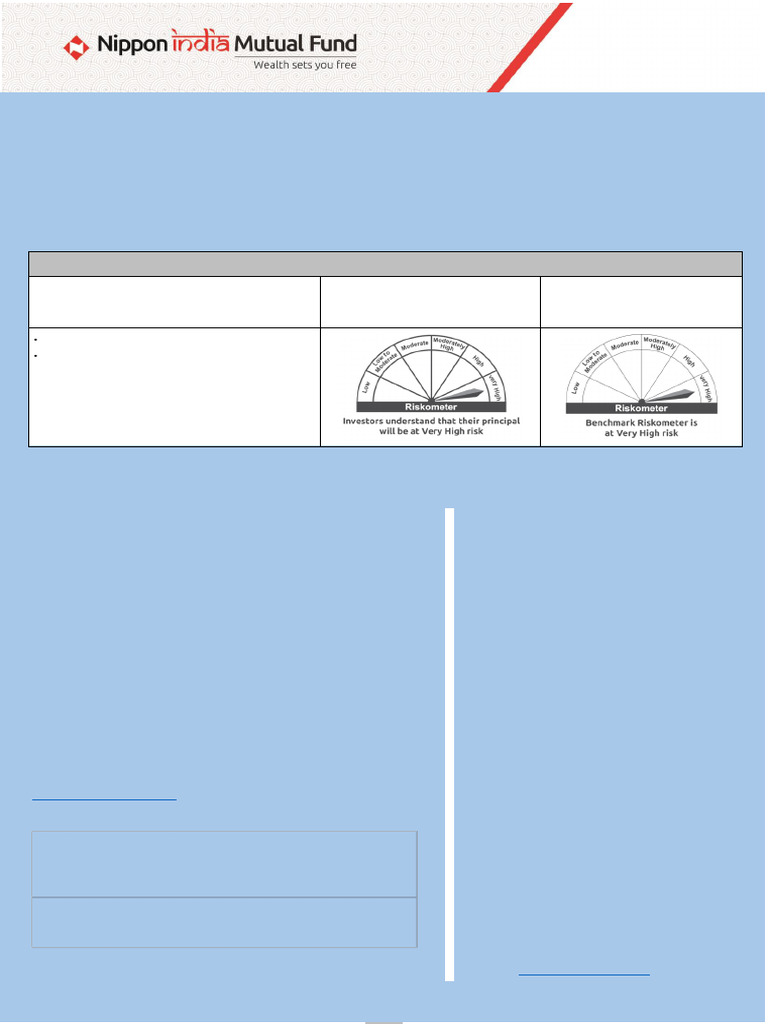 NipponIndia ETF Nifty 50 Shariah BeES | PDF | Exchange Traded Fund ...