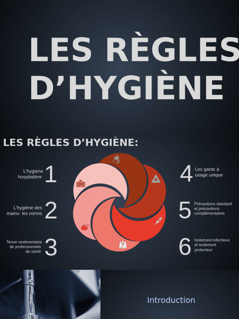 Les Règles d’Hygiène | PDF | Hygiène des mains | Hygiène