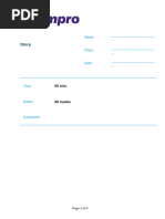 Aqa GCSE Lang P1Q5 Student Friendly Mark Scheme | PDF | English ...