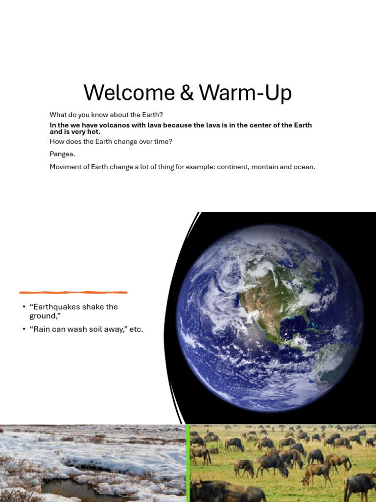 Earth's Biomes and Geological Changes | PDF