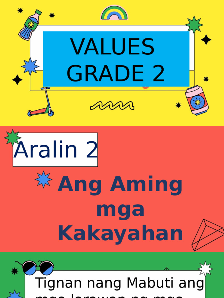 4Q VALUES 2 Aralin 2 Ang Aming Mga Kakayahan | PDF
