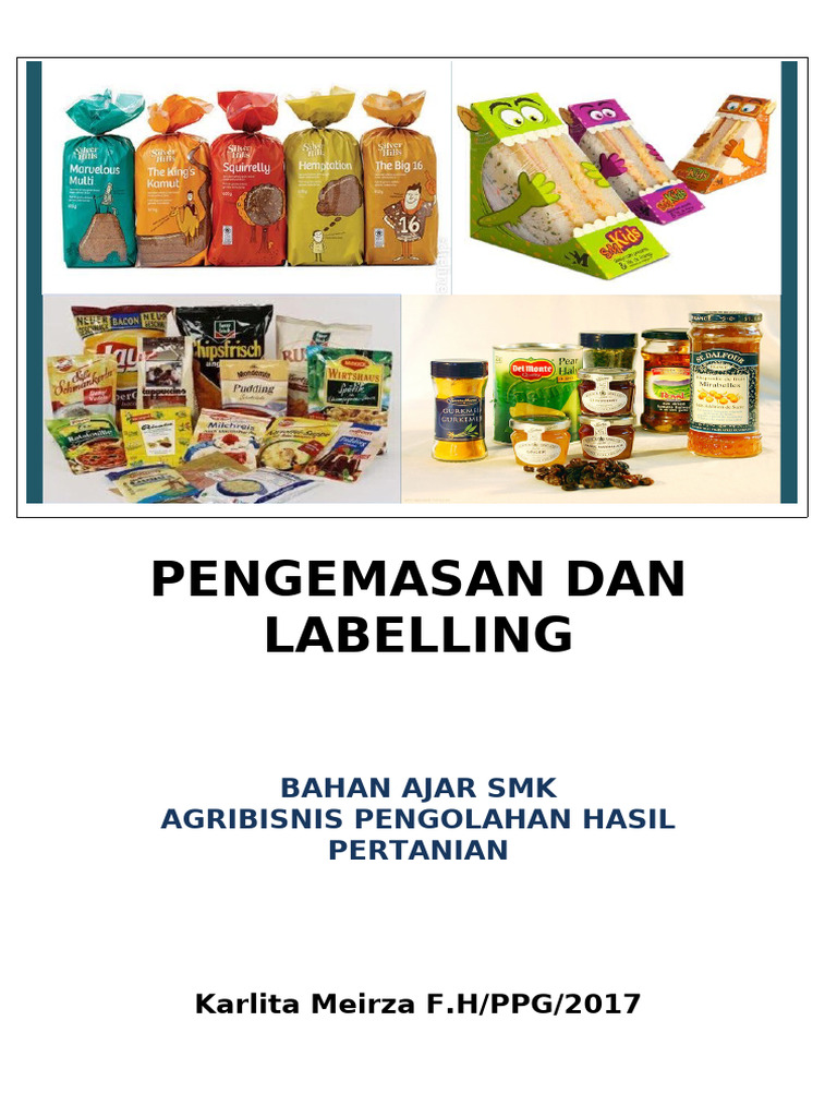 pengemasan dan labelling | PDF