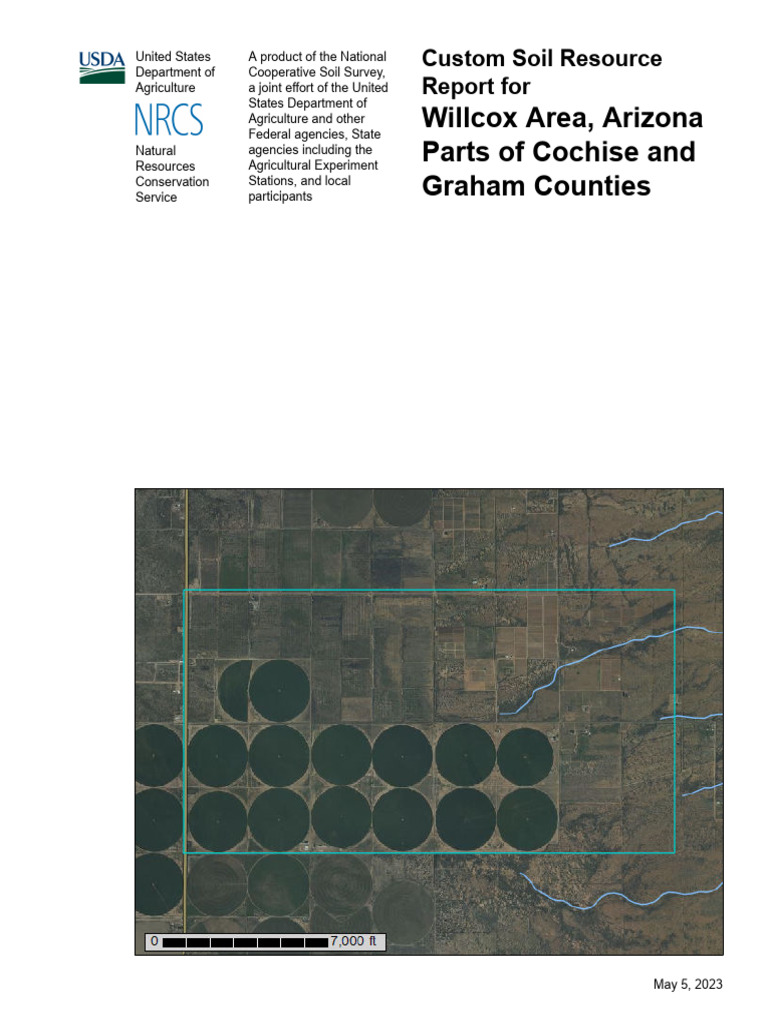 Custom Soil Report for Willcox, AZ | PDF | Soil | Natural Materials