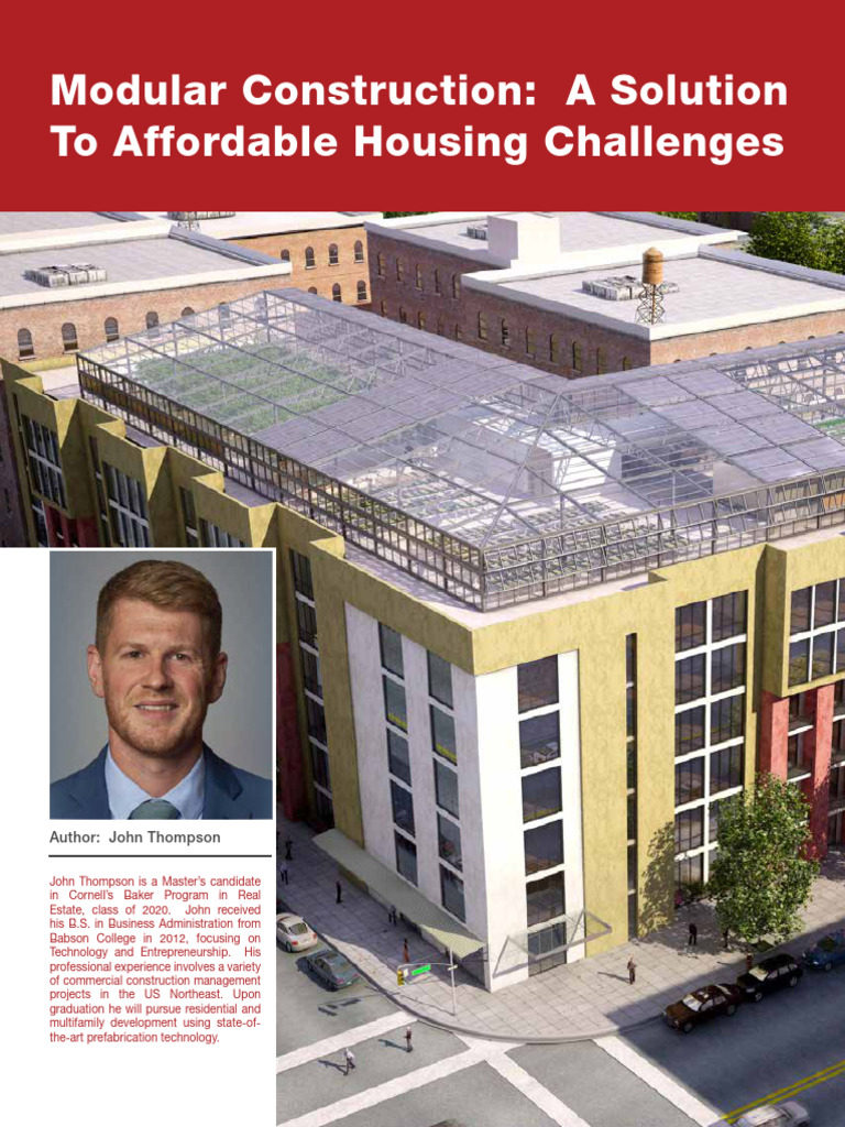 18 Modular Construction A Solution To Affordable Housing | PDF ...