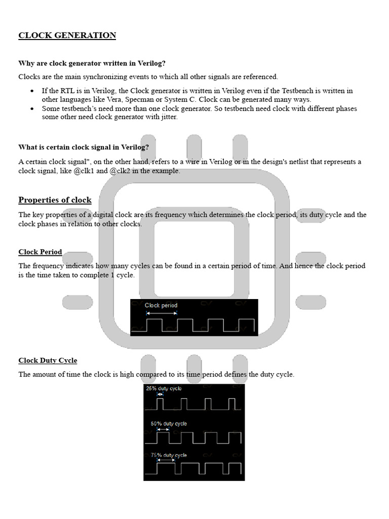 Clock Generation | PDF