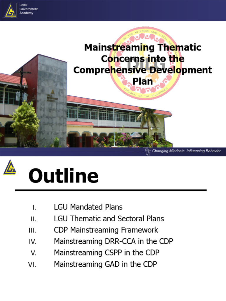 Session 10 Mainstreaming Thematic Concerns_pptx.pptx | PDF | Gender ...