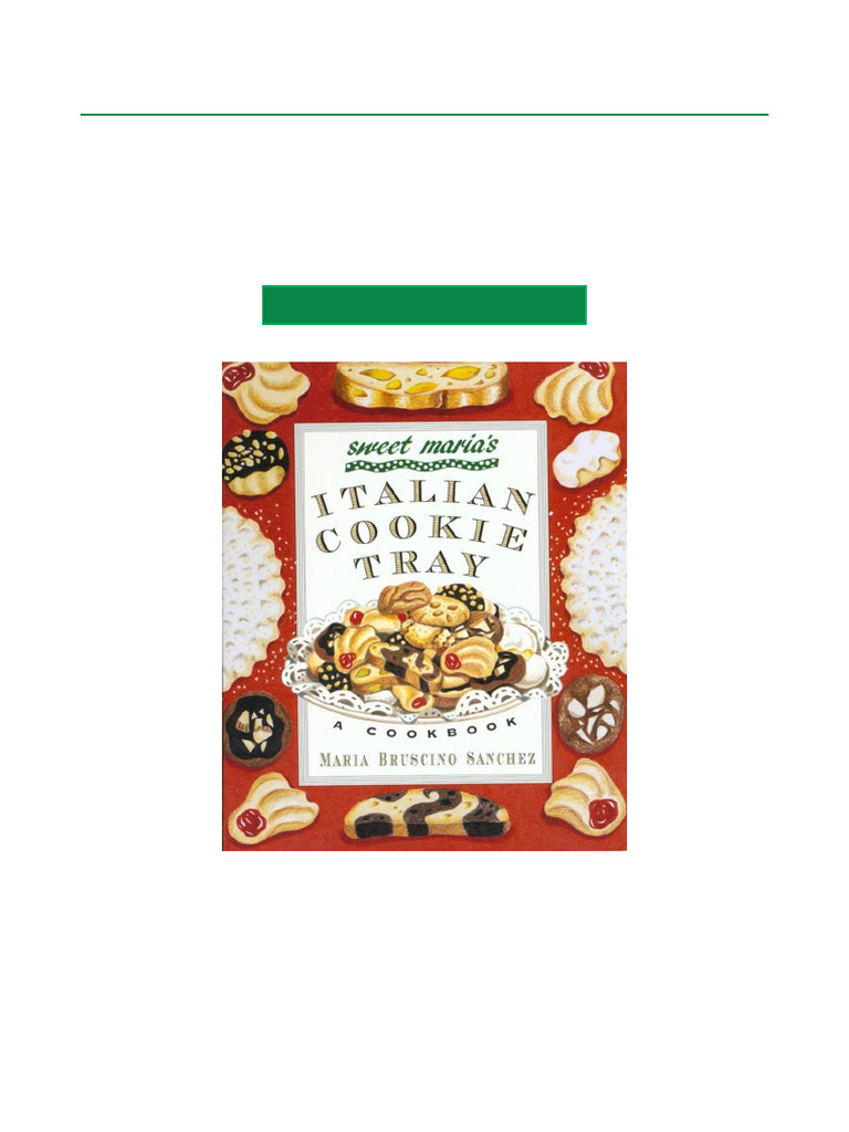 Sweet Maria's Italian Cookie Cookbook | PDF