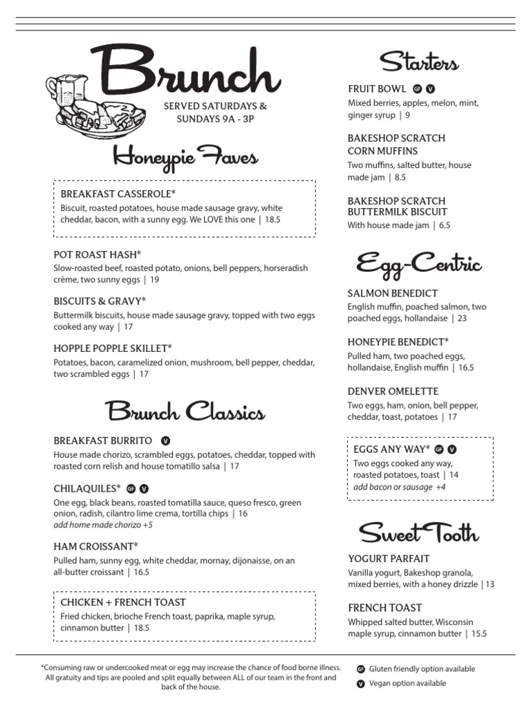 HP Menu Brunch-V3 | PDF
